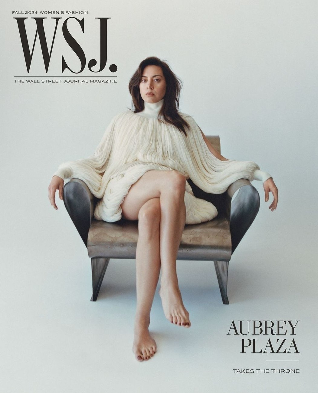 Retouching - Aubrey Plaza Fall 2024 — WSJ — IMGN Studio
